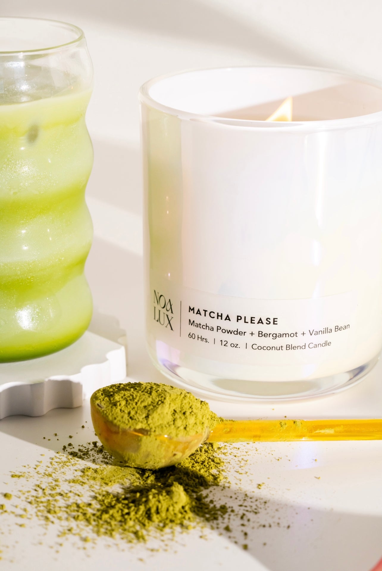 Matcha Please - Matcha & Vanilla Candle – Noa Lux